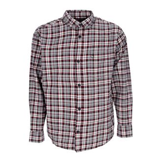 Carhartt Work in Progress Grau meliertes Flanellhemd mit Karomuster - - Shirts - Herren - Grau - XL
