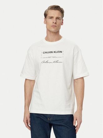 Calvin Klein Jeans T-Shirt LV04RE827G Wei&szlig; Regular Fit