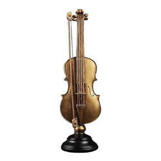 Generic Instrumentenfiguren, Sammlerst&uuml;ck, Vintage-Simulation, Instrumentenmodell, Violine, Saxophon, Statue - f&uuml;r B&uuml;ro, B&uuml;cherregal, Tisch, Geburtstag, Weihn