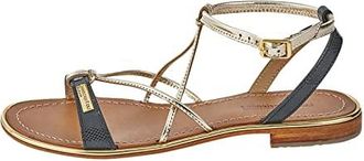 Les Tropeziennes Les Tropeziennes Femme Hirondel Chaussures-femmes Chaussure-de-loisirs Nu-pieds-et-sandales, Noir Noir Or 610, 39 EU