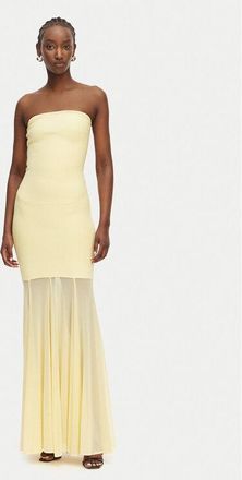 Guess Abendkleid G6GK55 Z0664 Gelb Slim Fit