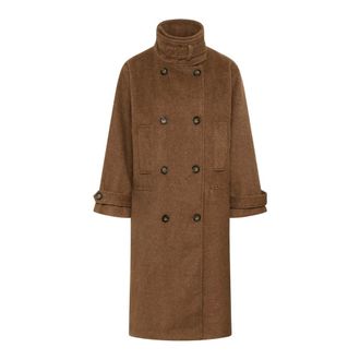 MY ESSENTIAL WARDROBE Manteau MWBaratti - Femme - Manteaux - Brun - Taille: 42 FR