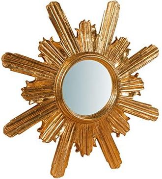 Biscottini International INTERNATIONAL ART TRADING Shabby Chic Wandspiegel 62 x 62 cm | Dekorative Wandspiegel | Eingangsspiegel