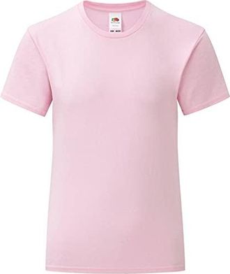 Fruit Of The Loom Valueweight - T-Shirt manches courtes - Homme - rose clair - M