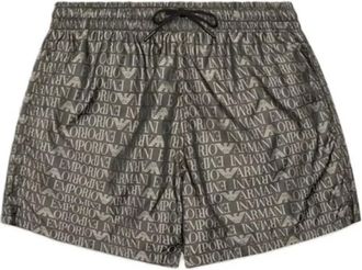 Emporio Armani Homme, Maillots de bain, Noir, Taille: 2XL Boxer Monogram