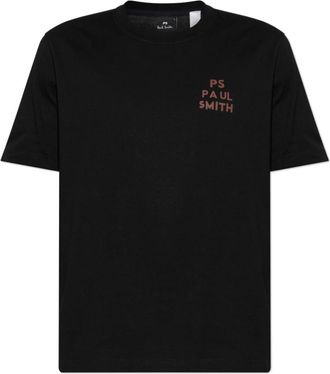 Paul Smith Homme, Tops, Noir, Taille: M T-shirt avec imprim&eacute;