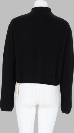 Khaite Womens Cardigan Annora Black Wool And Cashmere Jumpers Sweater