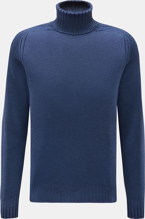 04651/ Herren - Rollkragenpullover Foggy Turtle graublau