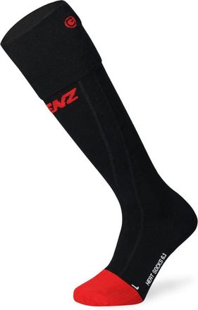 Lenz Heat Sock 6.1 Toe Cap Compression beheizbare Socken, schwarz/rot, 35-38