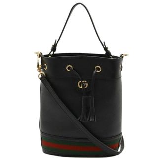 Gucci Pre-owned Ophidia Small Leather Bucket Bag - Femme - Pre-owned - Noir - Taille: ONE Size