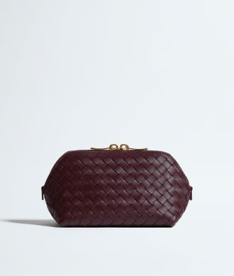 Bottega Veneta Trousse &agrave; maquillage petit format - Bordeaux - Unisex - Unisex