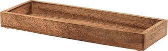 Butlers Tablett Mangoholz 55x18cm Forest | Rechteckiges Serviertablett | Holztablett für Dekoration | Servierbrett für Snacks & Getränke