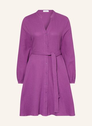 Darling Harbour Darling Harbour Hemdblusenkleid Aus Musselin pink