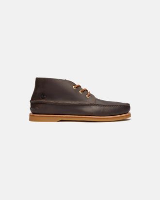 Timberland Handgefertigter, halbhoher Bootsstiefel f&uuml;r Herren in Dunkelbraun, Herren, Braun, Gr&ouml;&szlig;e