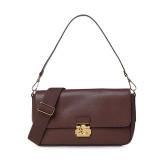 Coccinelle Handtasche genarbtes Leder - - Bags - Damen - Braun - ONE SIZE