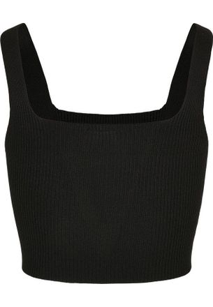 Urban Classics Muskelshirt Urban Classics Damen Ladies Cropped Knit Top (1-tlg)