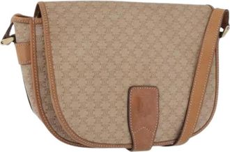 Celine Sac bandouli&egrave;re Pre-owned en toile - Femme - Pre-owned - Beige - Taille: ONE Size