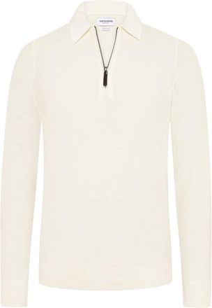 Tom Rusborg Troyer mit Umlegekragen und Seidenanteil in