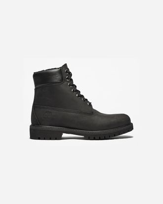 Timberland Wasserdichter Timberland Premium 6-Inch Boot mit warmem Futter f&uuml;r Herren in Schwarz, Herren, Schwarz, Gr&ouml;&szlig;e