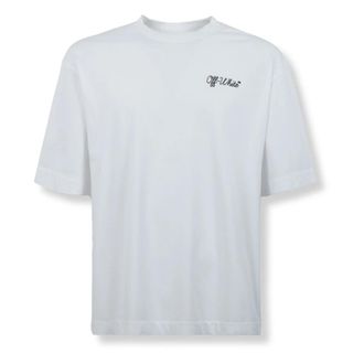 Off-white Script Skate T-shirt - - Tops - Herren - Wei&szlig; - L