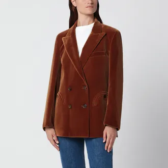 Blaz&eacute; Milano Everyday Jealousy Blazer aus karamellfarbenem Samt