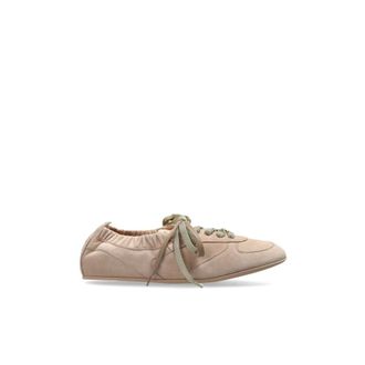 AGL Agl, Femme, Chaussures, Beige, Taille: 38 1/2 EU Hoola Hoop Suede Baskets