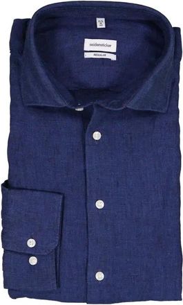 Seidensticker Seidensticker Herren Hemd blau