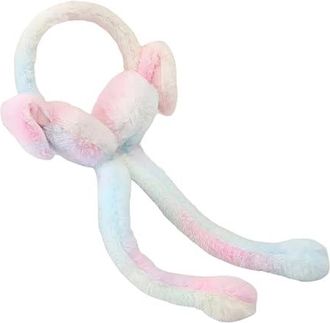 Generic Cache-oreilles en peluche - Fournitures chauffantes coupe-vent pour oreilles de lapin - Pour femmes et filles fans de sport, skieurs, snowboarders, co