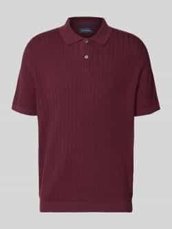Christian Berg Regular Fit Poloshirt mit Strukturmuster