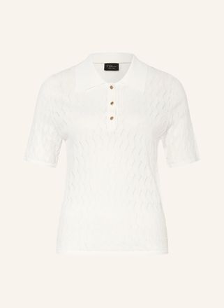 s.Oliver Black Label S.Oliver Black Label Strick-Poloshirt weiss