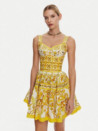 Dolce & Gabbana Top F7W98T HH5EA Gelb Regular Fit