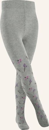 Falke Strumpfhose Little Flowers grau