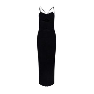 Altuzarra Schwarzes &auml;rmelloses Kleid mit Ausschnitt-Detail - - Dresses - Damen - Schwarzk - L