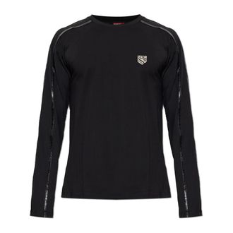 Diesel Homme, Tops, Noir, Taille: 3XL Long Sleeve Hauts