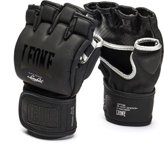 LEONE 1947 Black Edition MMA-Handschuhe, Unisex-Erwachsene, Schwarz, L, GP105
