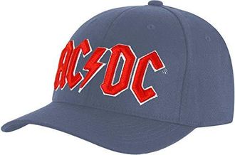 AC/DC Rock Off AC/DC - Baseball Red Logo (Denim Blue) (Cappellino) Merchandising