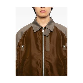 sacai Homme, Vestes, Brun, Taille: M Bomber Jacket
