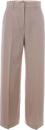 Max Mara Femme, Pantalons, Beige, Taille: 36 FR Wide Pantalons
