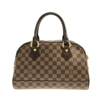 Louis Vuitton Pre-owned Sac &agrave; main en toile enduite Damier Duomo - Femme - Pre-owned - Brun - Taille: ONE Size
