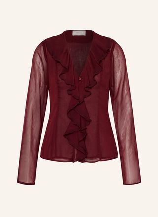 Neo Noir Neo Noir Bluse Valappa Mit Volants rot