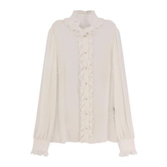 Dolce & Gabbana Damen, Blusen & Hemden, Weiß, 2XSGröße