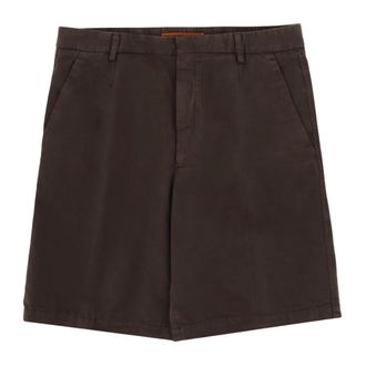 Ermenegildo Zegna Sommer Chino Shorts - - Shorts - Herren - Braun - M