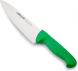 Arcos Couteau de Chef en Acier Inoxydable Nitrum avec Lame de 200 mm - Couteau de Cuisine Polyvalent Professionnel, Poign&eacute;e Ergonomique en Polypropyl&egrave;ne - C