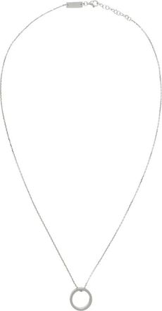 Maison Margiela Femme, Accessoires, Gris, Taille: ONE Size Numerical Ring Necklace