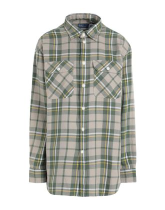 Ralph Lauren RELAXED FIT PLAID TWILL UTILITY SHIRT