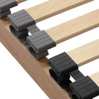 Sleepneo Lattenrost 140x190, Ergonomischer 7 Zonen Lattenrost mit stabilem Buchenholzrahmen, 28 flexible Federholzleisten, GERMANY, Traglast ca. 150Kg