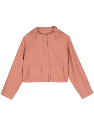 Shiatzy Chen veste &agrave; capuche d&eacute;tachable - Rose