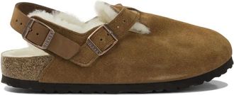 Birkenstock Tokyo Shearling Sabot - Gr. 36 (EU) - in Braun