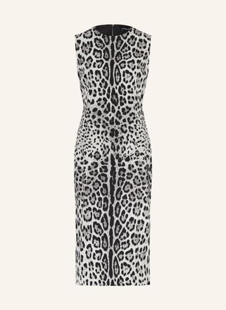 Dolce & Gabbana Etuikleid Aus Seide grau