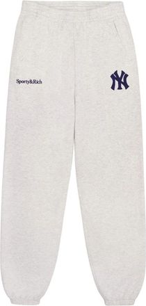 Sporty & Rich Femme, Pantalons, Gris, Taille: 36 FR Pantalons de surv&ecirc;tement